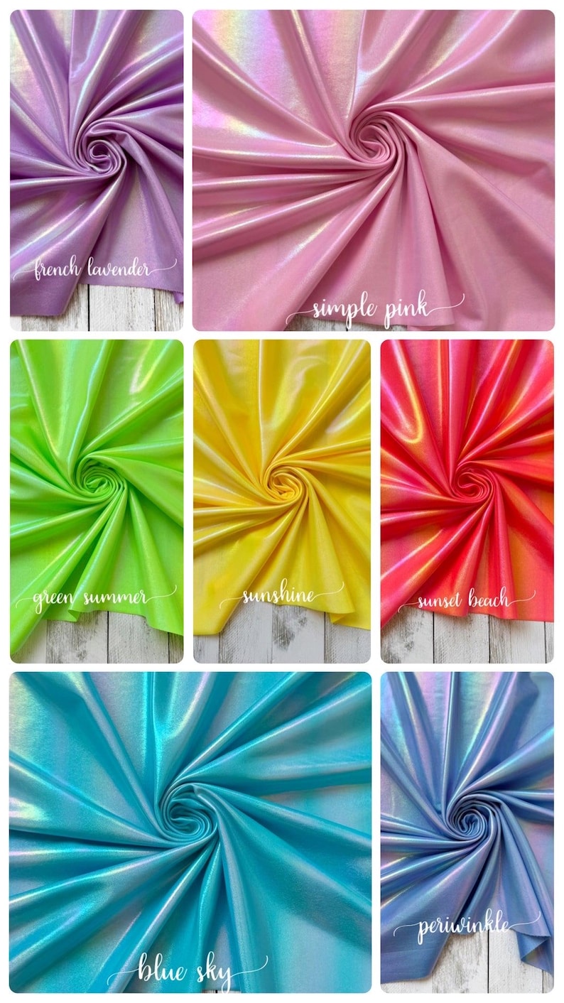 Holographic Spandex Fabric | Nylon Fabric | Cheer Fabric | Nylon ...