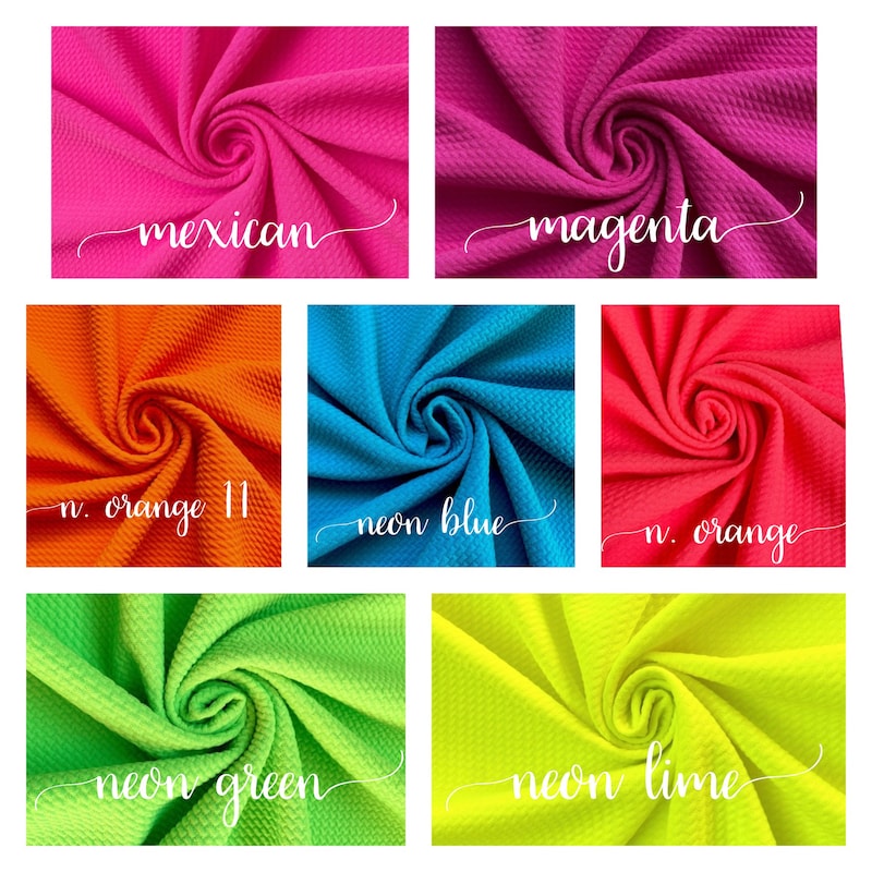 Neon Fabric - Etsy