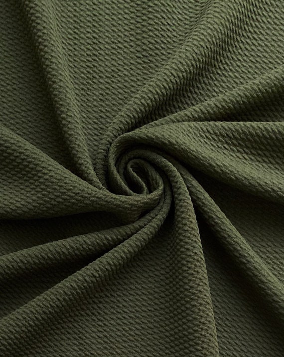BULLET Olive Liverpool Stretch Fabric Spandex Solid - Etsy