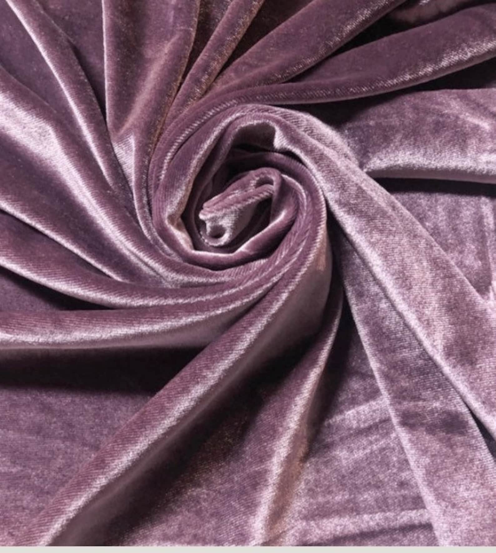 NEW PLUM VELVET Stretch Velvet Polyester Stretch Velvet | Etsy