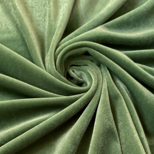 VELVET Stretch Velvet Polyester Stretch Velvet Fabric by - Etsy