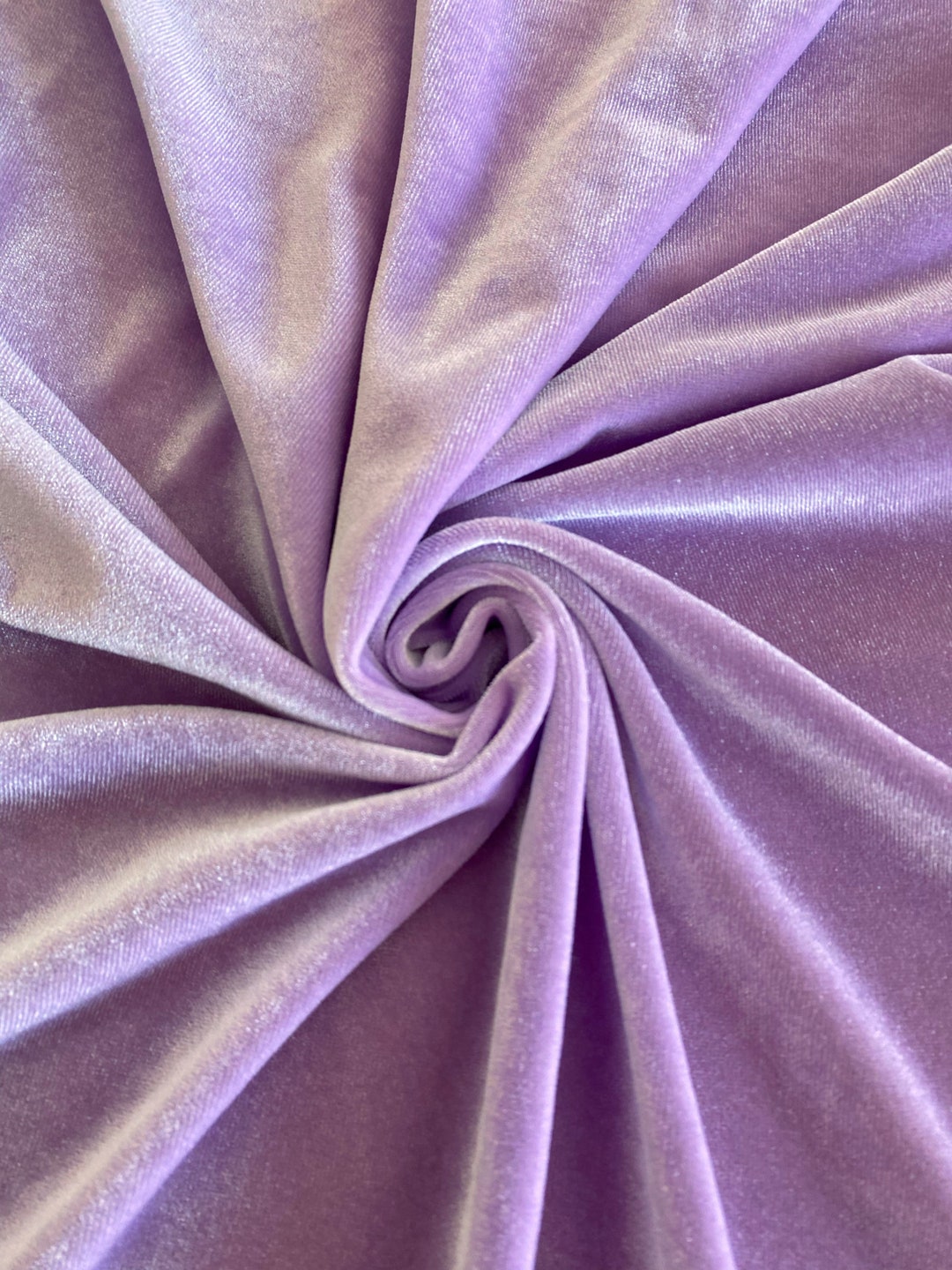 Velvet Sweet Lilac | Stretch Velvet | Polyester Stretch Velvet | Fabric ...