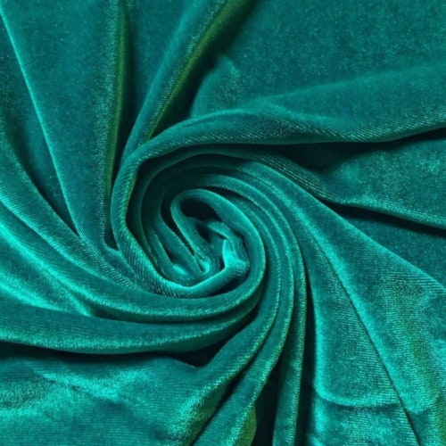 VELVET Stretch Velvet Polyester Stretch Velvet Fabric by | Etsy