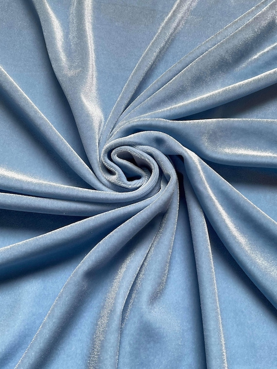 Light Blue Velvet Texture