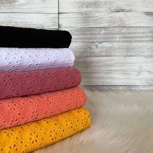 Eyelet A | Eyelet Fabric | Stretch Fabric | Knit Eyelet | Knit Eyelet ...