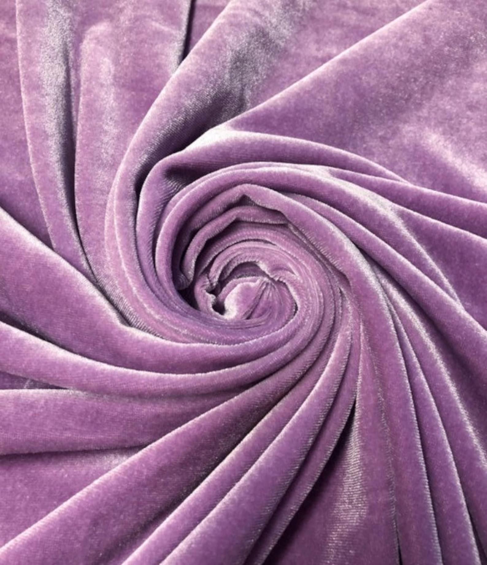 VELVET Stretch Velvet Polyester Stretch Velvet Fabric by - Etsy