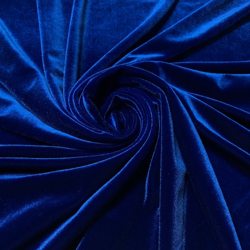 VELVET Stretch Velvet Polyester Stretch Velvet Fabric by | Etsy