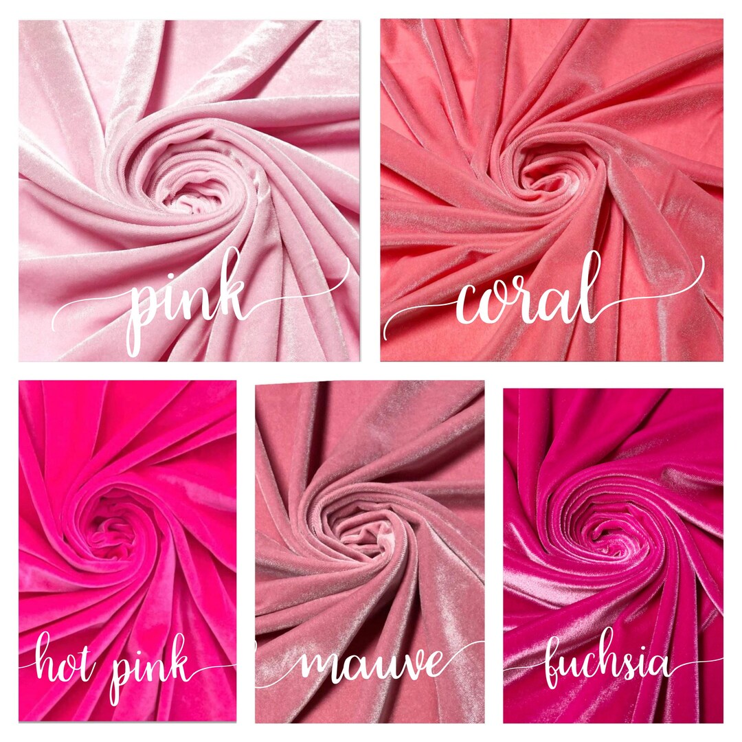 VELVET | Stretch Velvet | Polyester Stretch Velvet | Fabric by the Yard ...