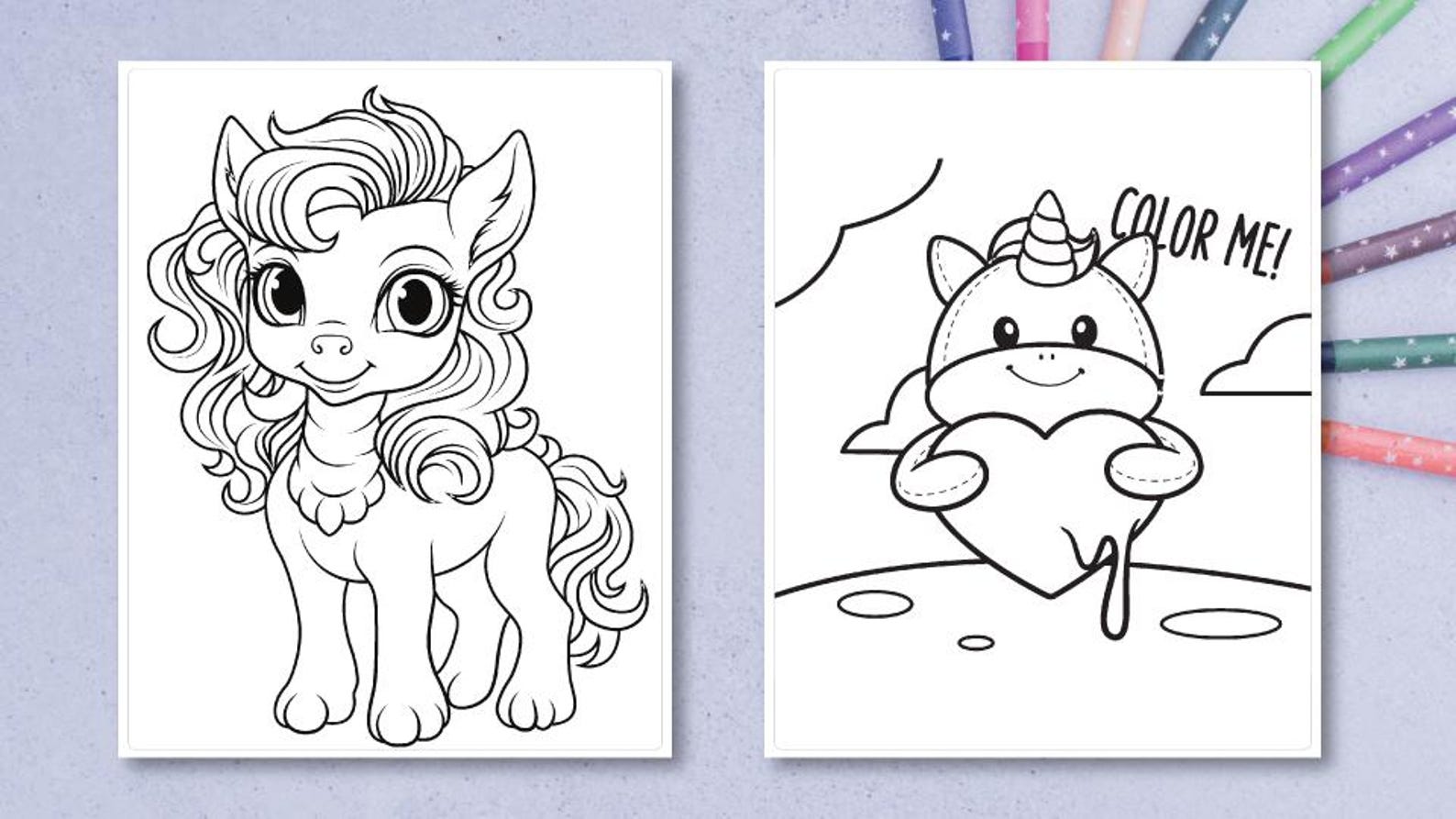 261 Coloring Pages for Kids, Color by Number, Coloring Book Coloring ...