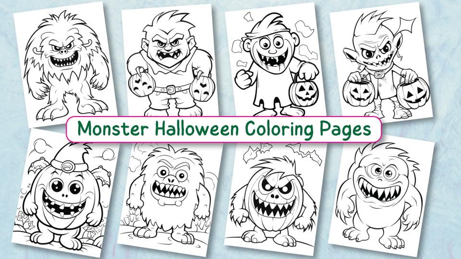 100 Halloween Printable Coloring Pages Kids Halloween Printable ...