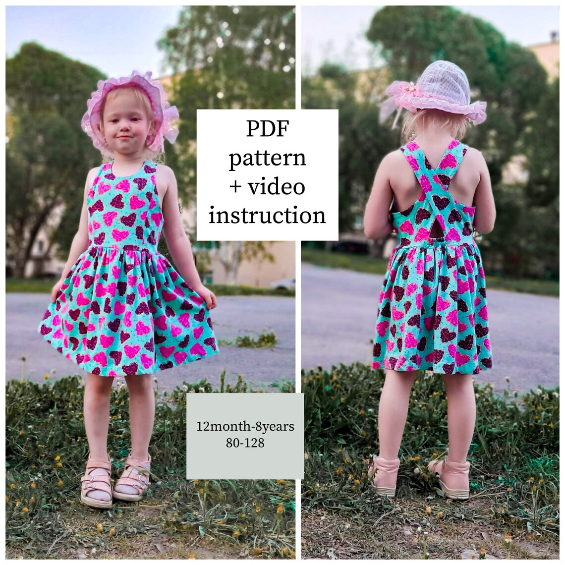 SUNDRESS SEWING PATTERN Dress Patterns for Girls Summer Dress | Etsy