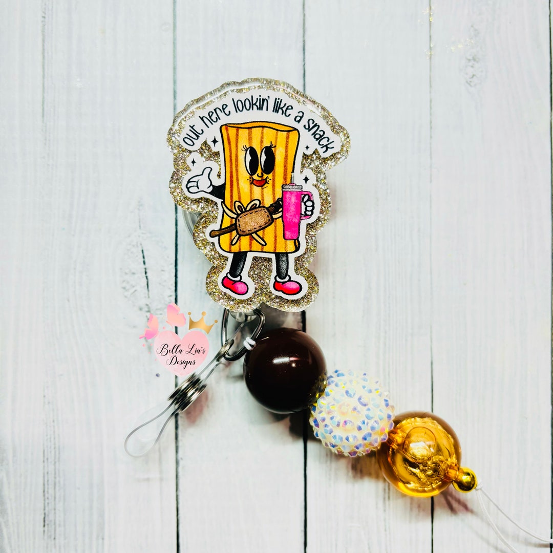 Out Here Looking Like a Snack Badge Reel, Mexican Snack ID Holder ...