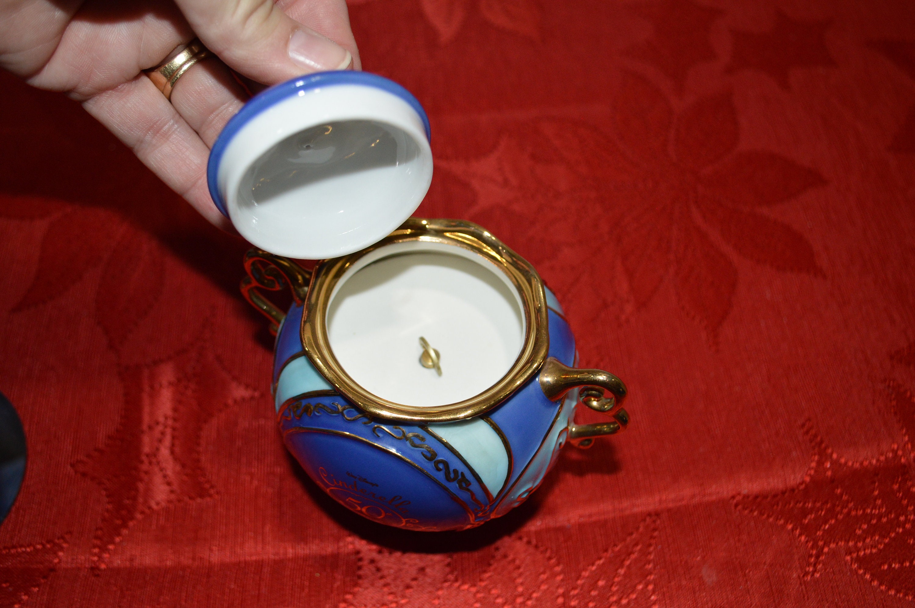 Rare Vintage Disney 2000 Cinderella 50th Anniversary Music Box ...