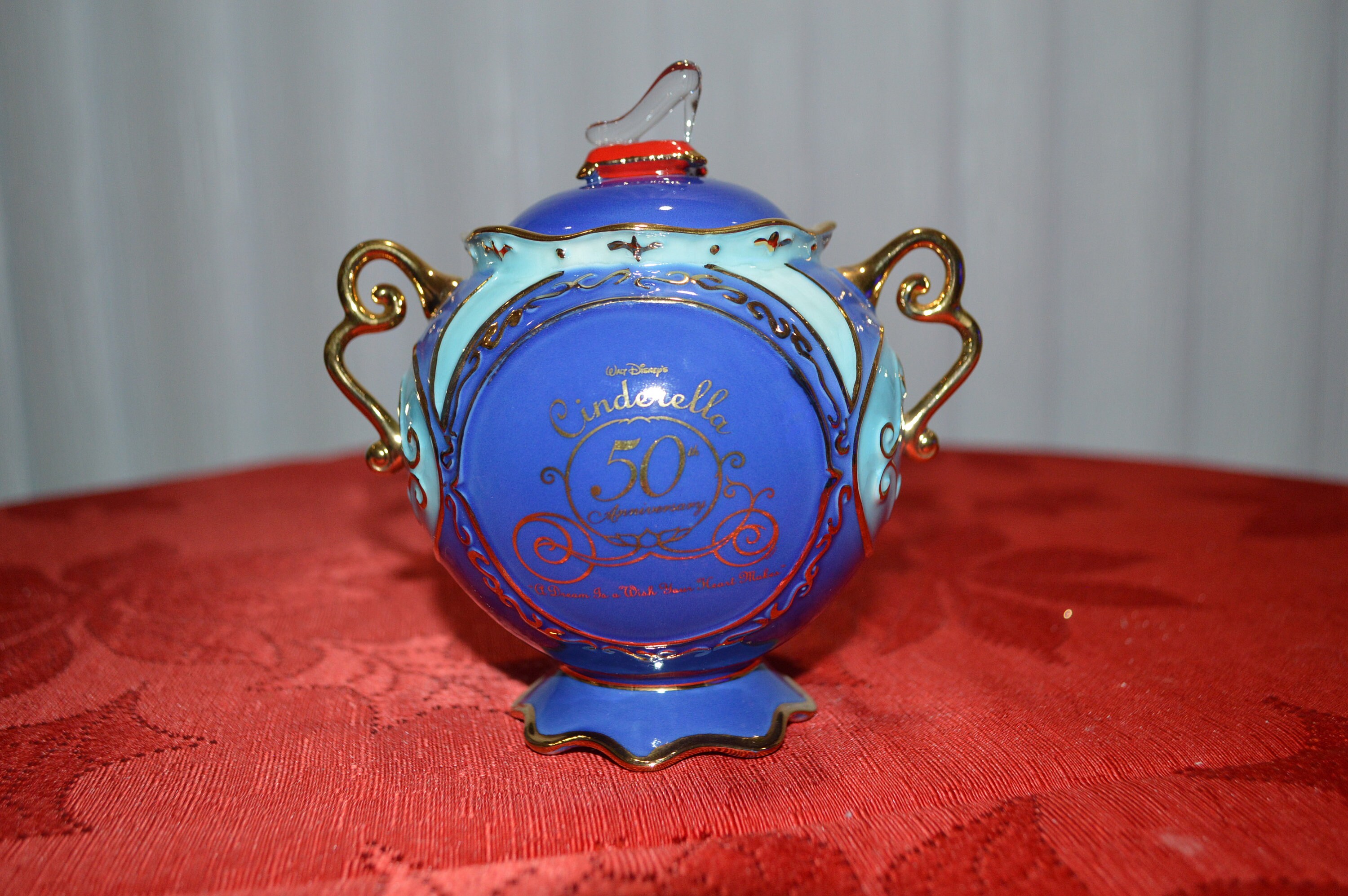 Rare Vintage Disney 2000 Cinderella 50th Anniversary Music Box ...