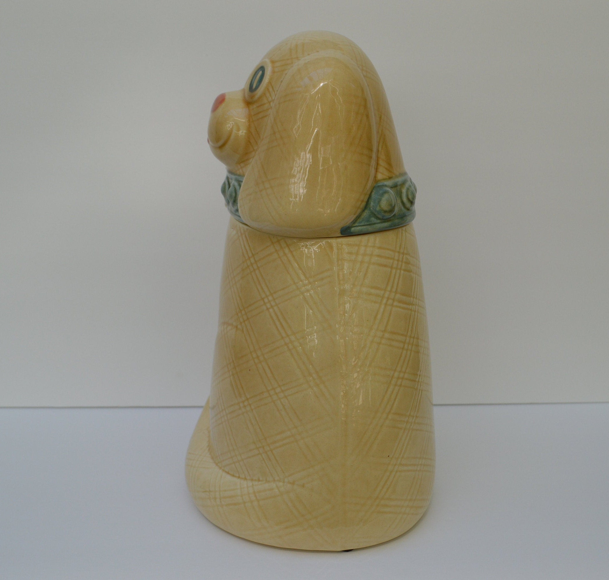 Vintage Metlox Poppytrail Beige Cream Colored "dog" With Blue Collar ...