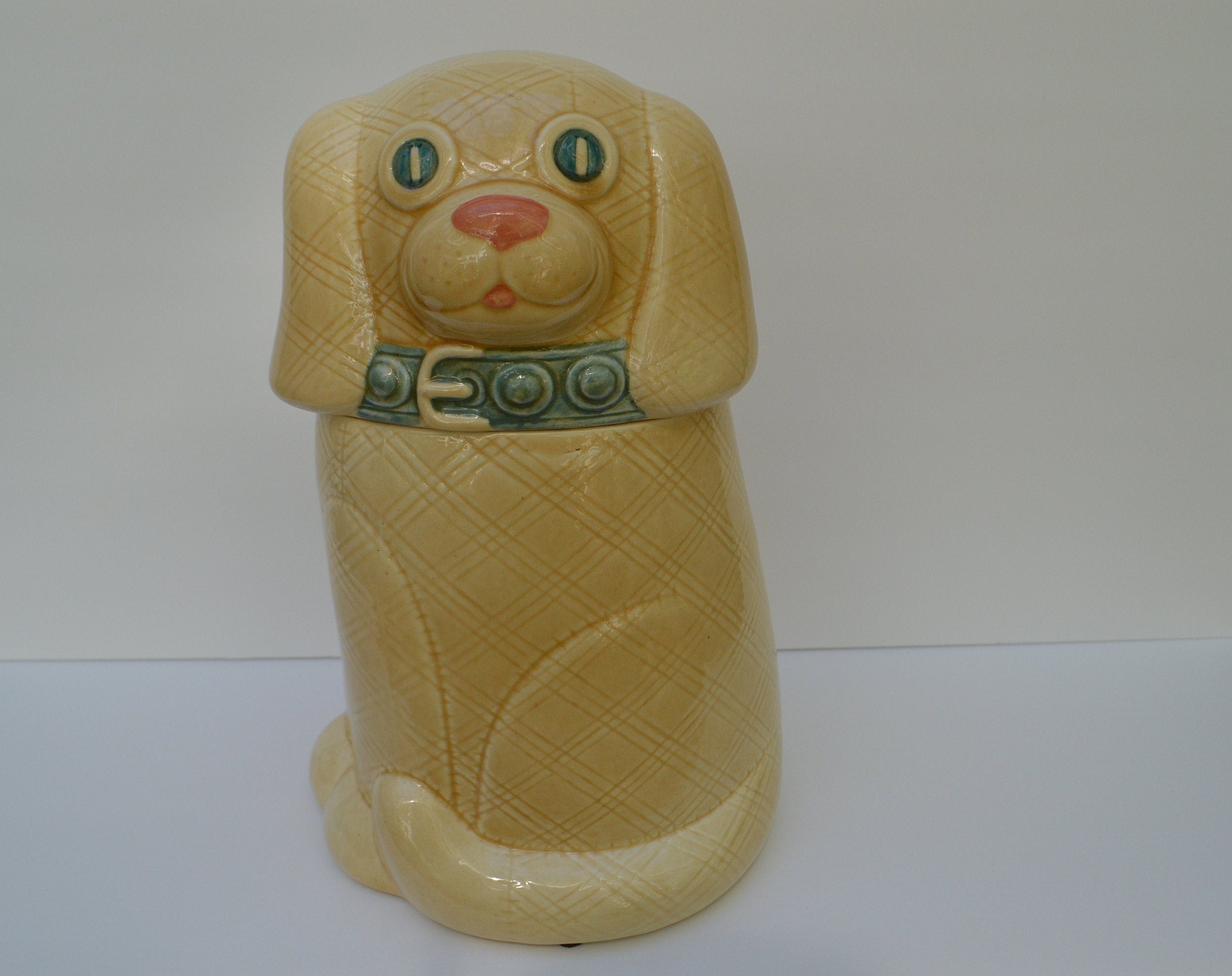 Vintage Metlox Poppytrail Beige Cream Colored "dog" With Blue Collar ...