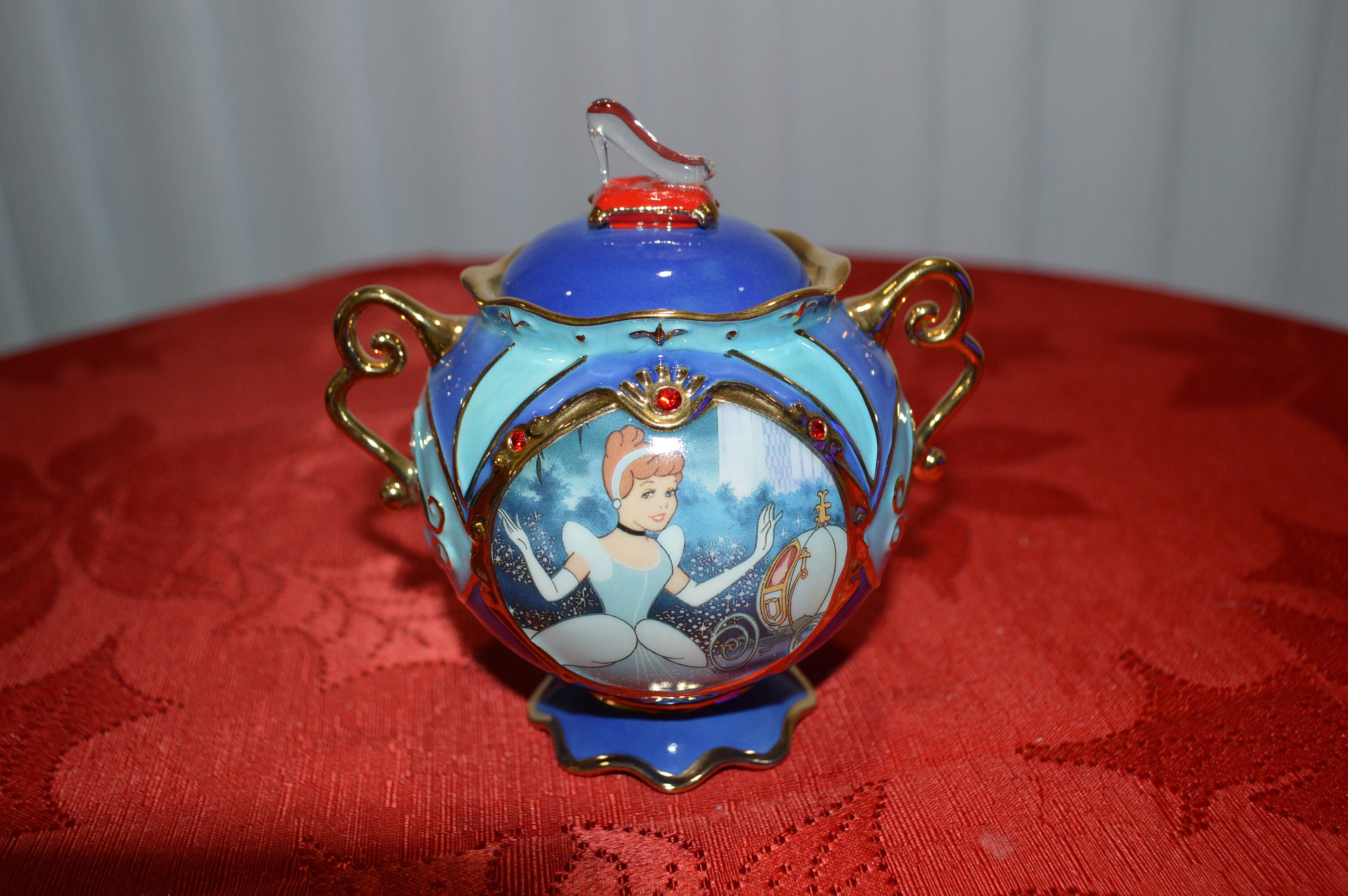 Rare Vintage Disney 2000 Cinderella 50th Anniversary Music Box ...