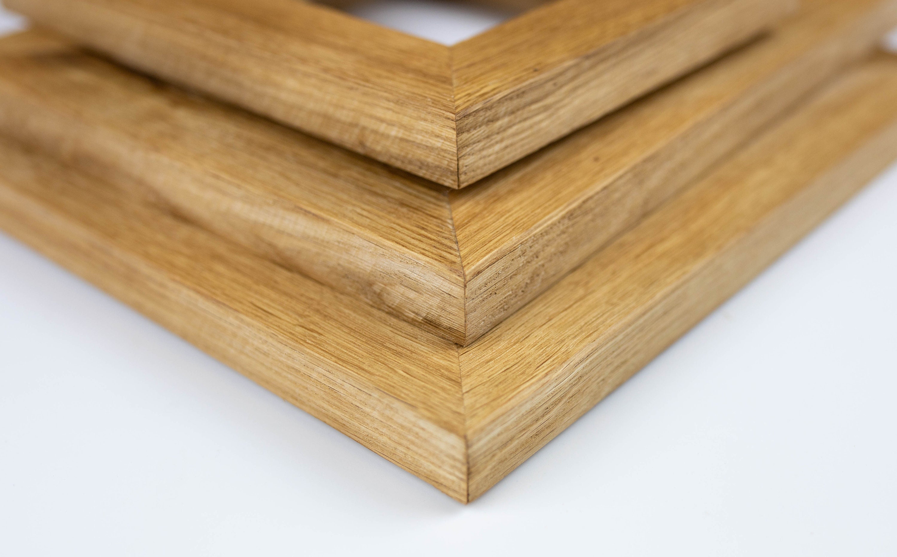 Bilderrahmen Eiche massiv - Unikat aus Holz Eichenholz Rahmen ...