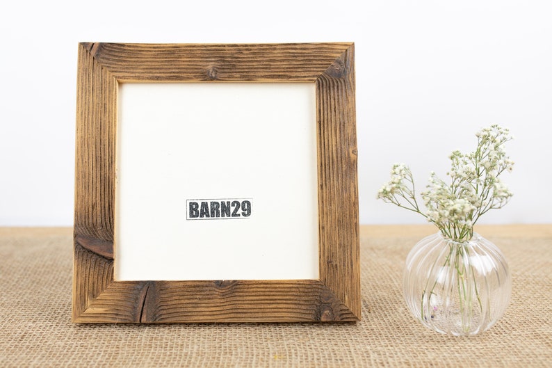 Rustic Natural Reclaimed Wood Picture Frame From Old Barns - Etsy UK
