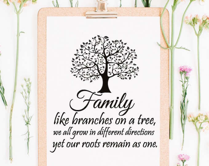 Familia Como Las Ramas De Un árbol Family Like Branches on a Tree ...