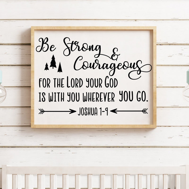 Joshua 1 9 Svg - Etsy