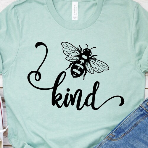 Bee Kind Svg Cut Files for Cricut Bee Kind Shirt Svg - Etsy