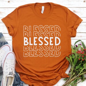 Blessed Shirt Svg, Christian Svg, Blessed Svg Digital Cut Files ...