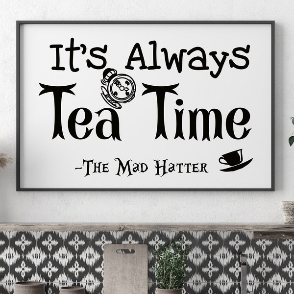 Tea Time Svg - Etsy