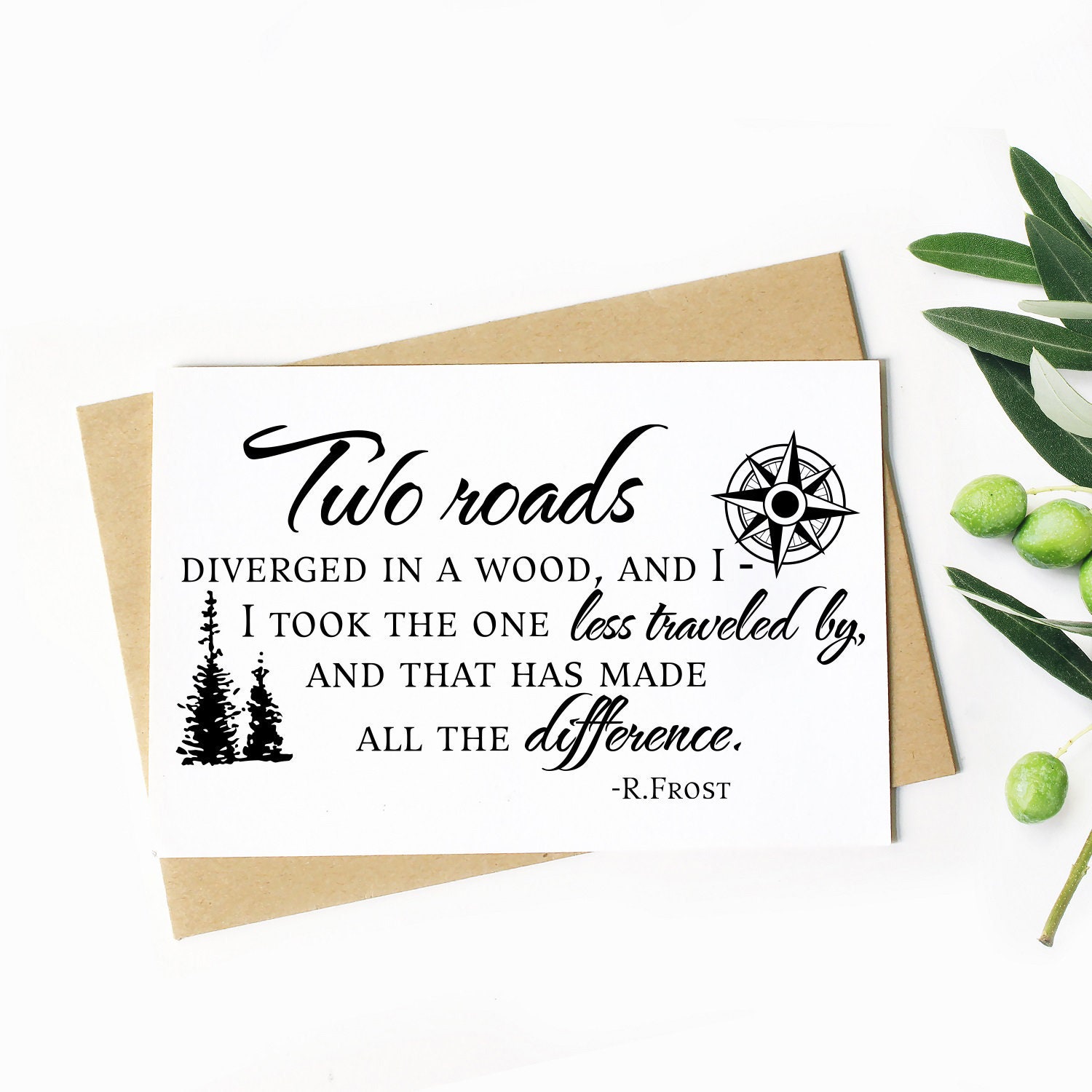 Two Roads Diverged Clipart