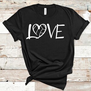 Volleyball Love SVG, Volleyball Love Shirt SVG, Volleyball Heart Shirt ...