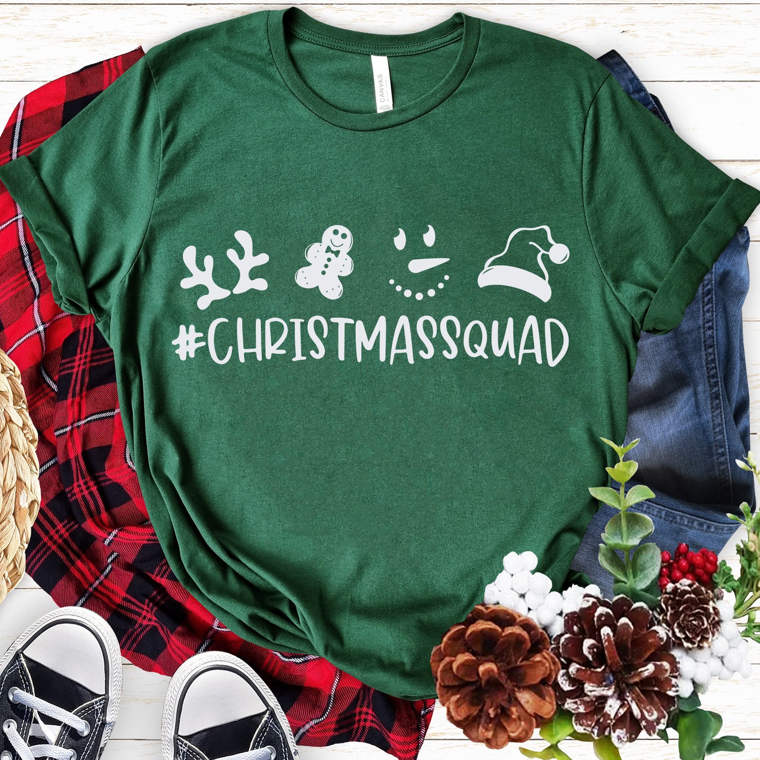 Christmas Squad Svg for Shirts Santa Squad Svg Family - Etsy