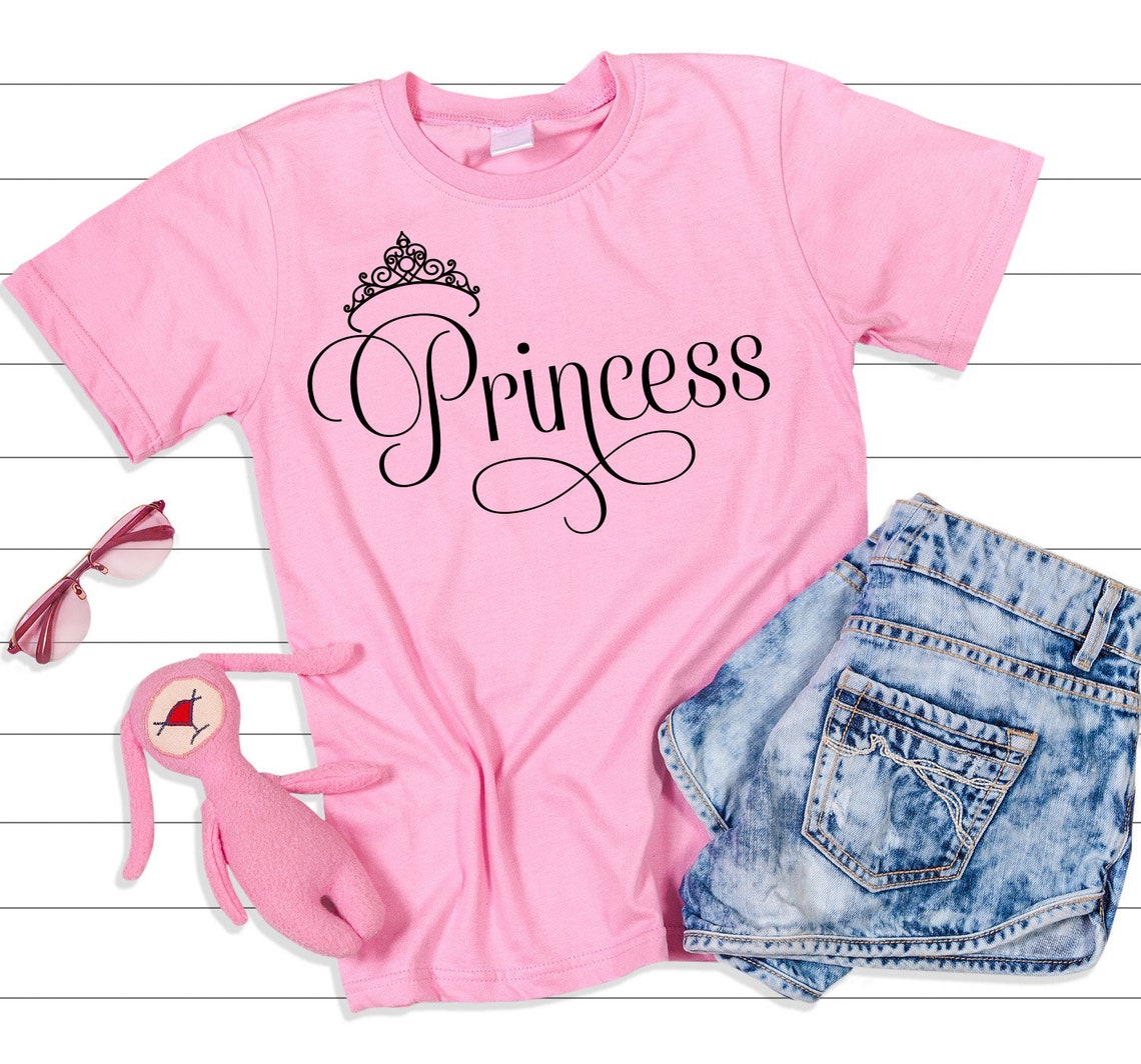Princess With Crown Svg Files for Cricut Little Princess Svg | Etsy