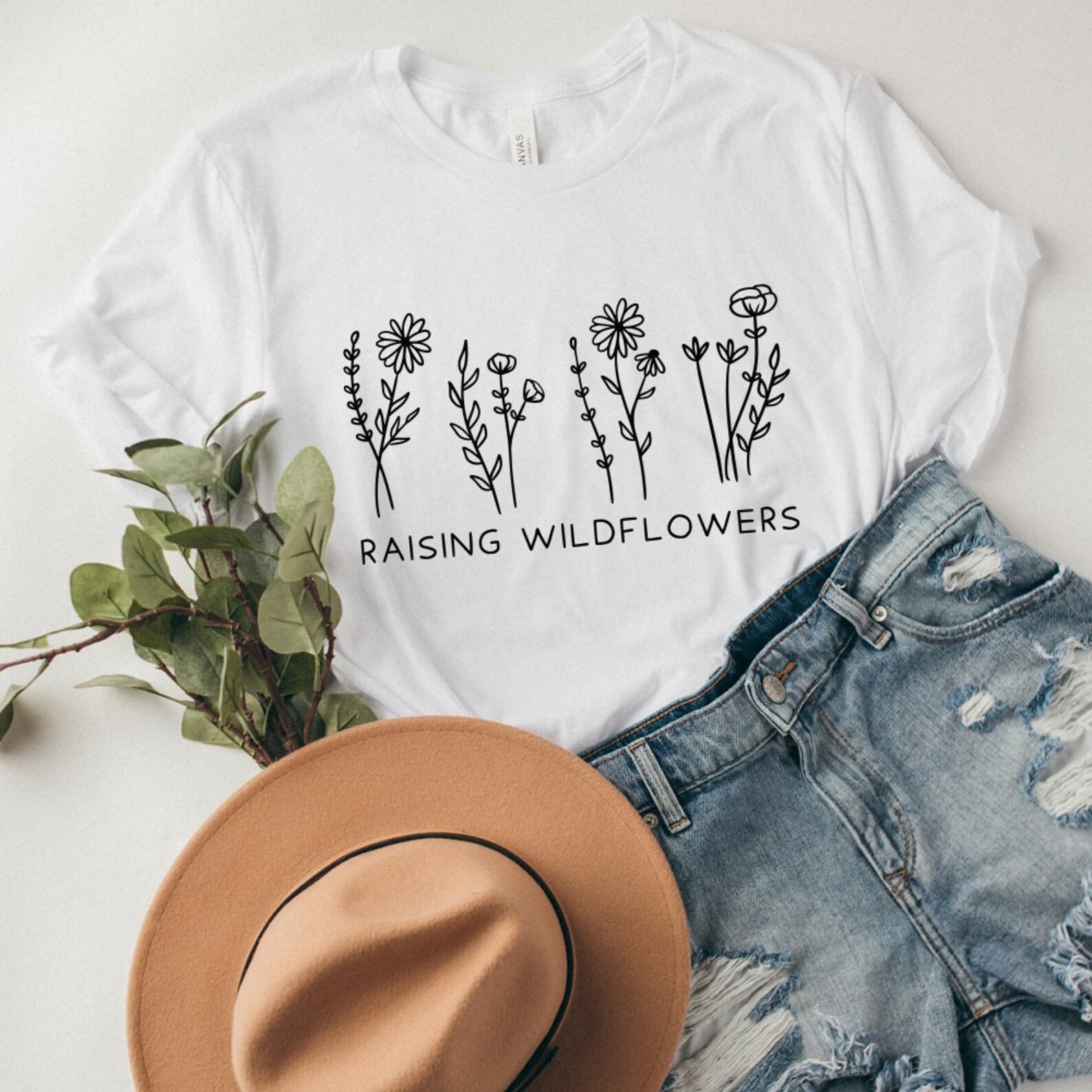 Raising Wildflowers Svg Wildflowers Shirt Svg Files Summer - Etsy