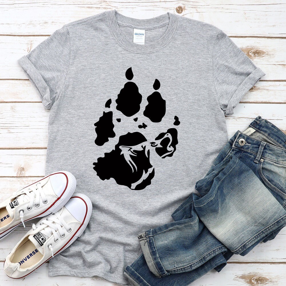 Wolf Paw Svg Wolf Paw Print Wolf Shirt Svg Animal Svg File - Etsy