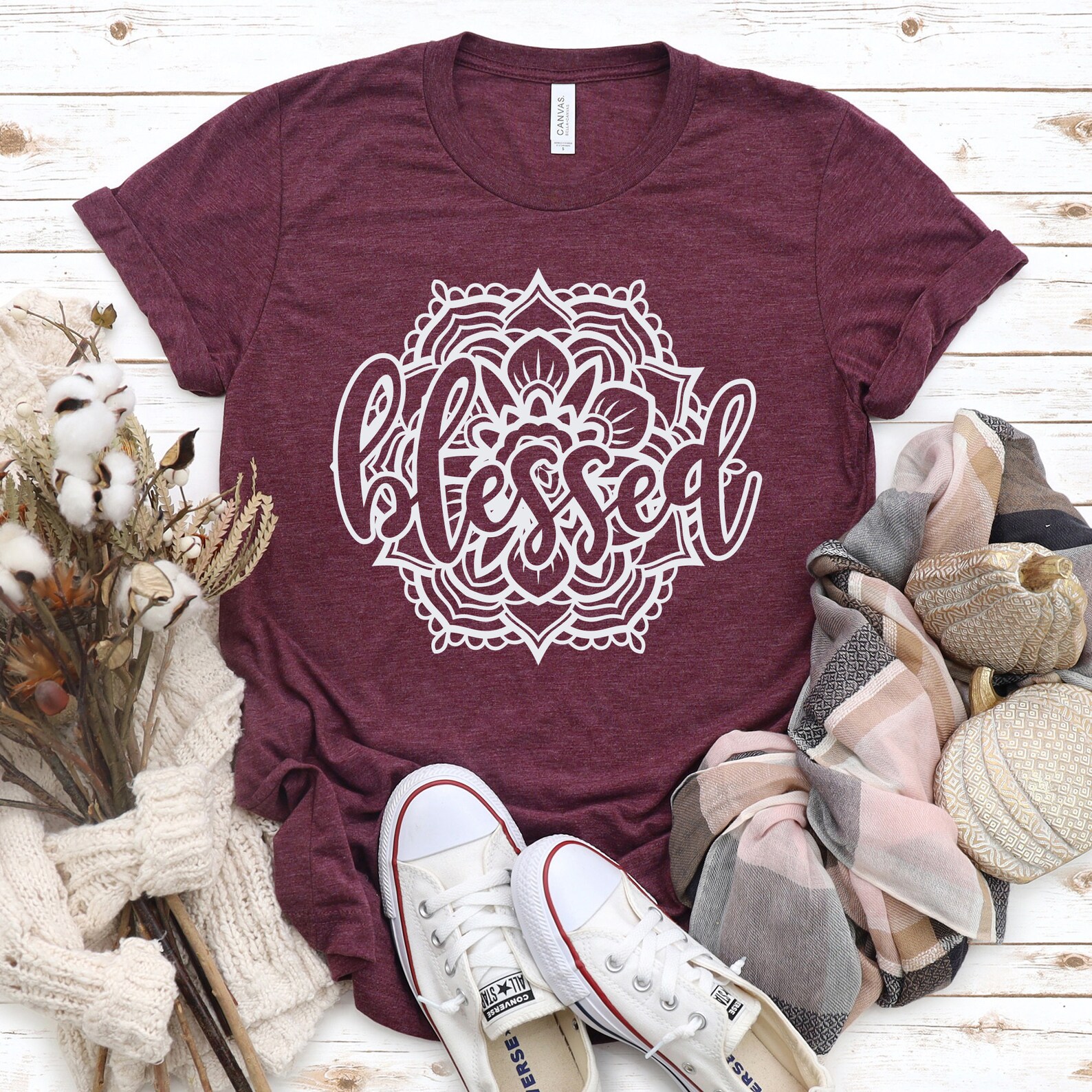Blessed Mandala SVG Blessed Shirts for Women Svg Design | Etsy