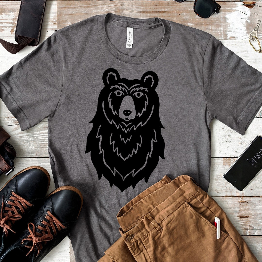 Oso SVG, Oso silueta Svg, Cabeza de oso Svg, Oso salvaje Svg, Animales ...