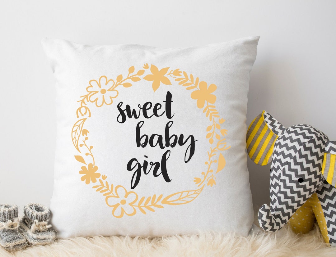 Baby Girl Svg, Sweet Baby Girl Svg, Adorable Baby Girl Cut Files ...