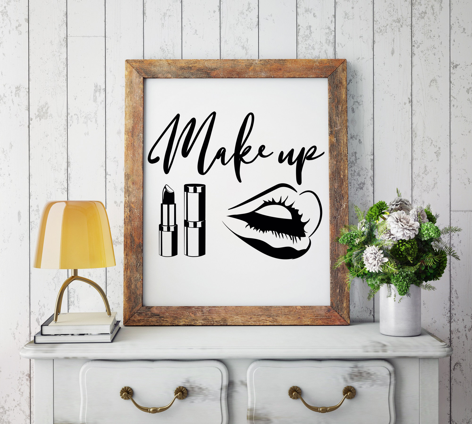 Make up Svg Files Digital Download Design Make up Logo - Etsy