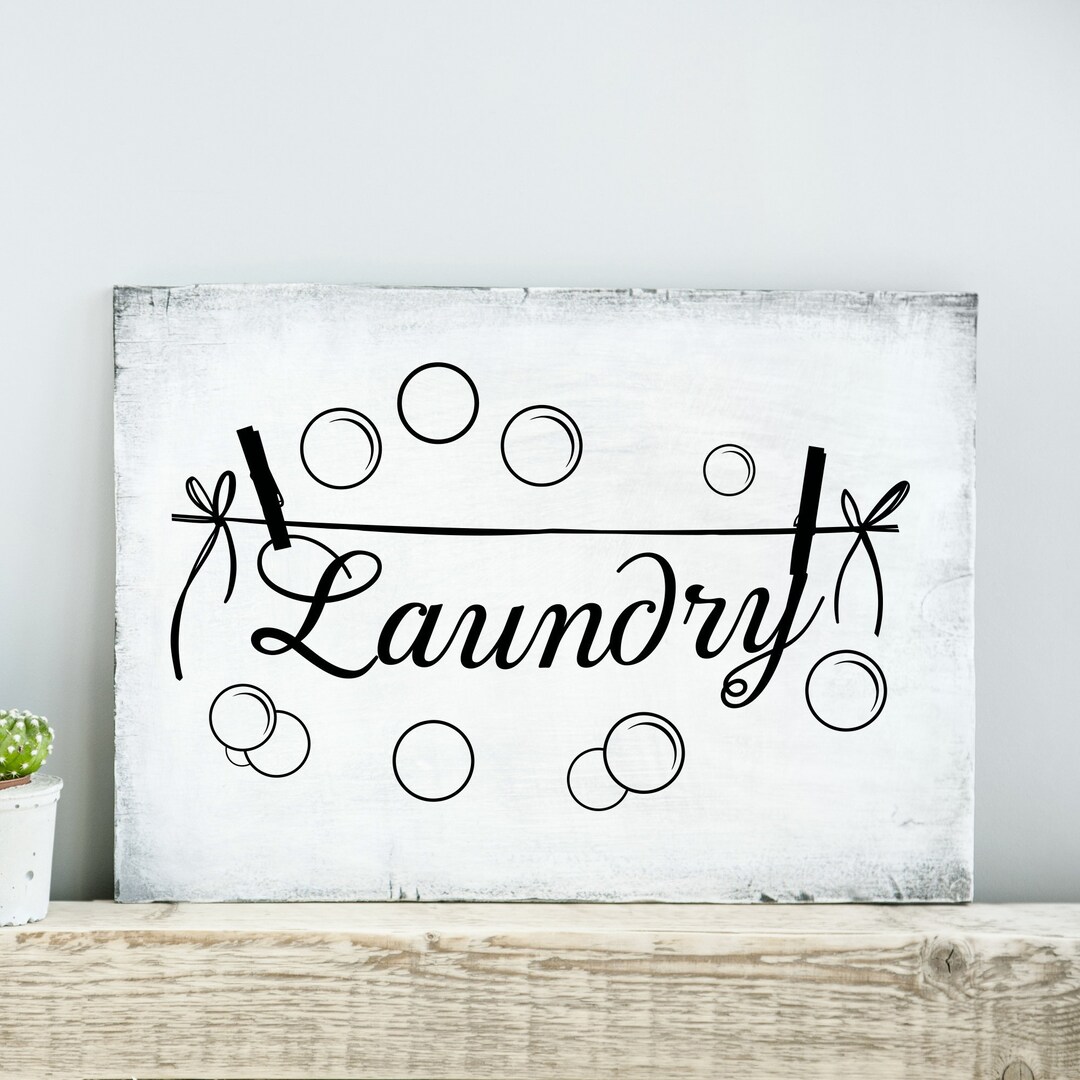 Laundry SVG Files Laundry Svg Clipart Laundry Room Sign Svg - Etsy