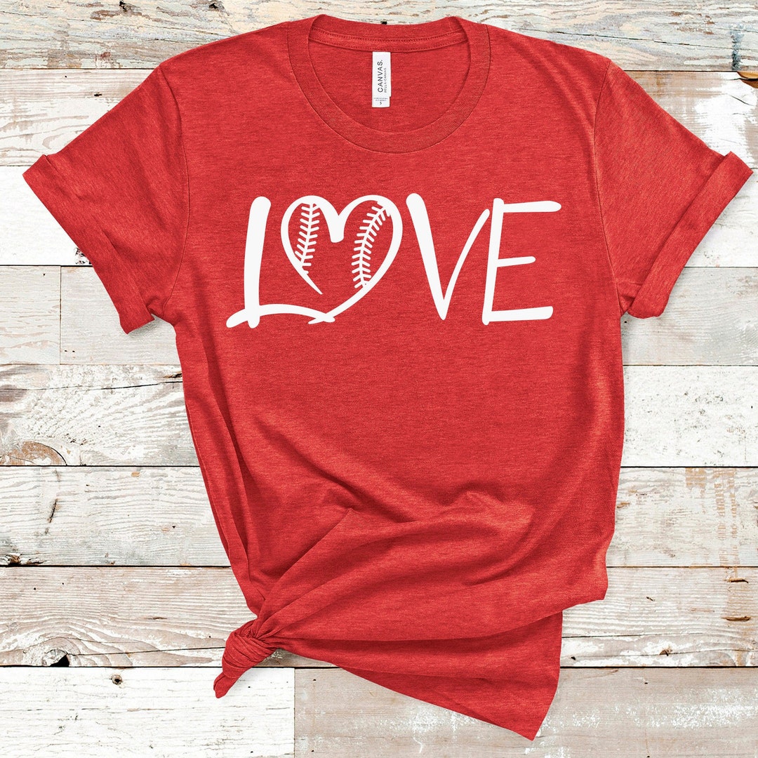 Baseball Love SVG, Baseball Love Shirt SVG, Baseball Heart Shirt SVG ...