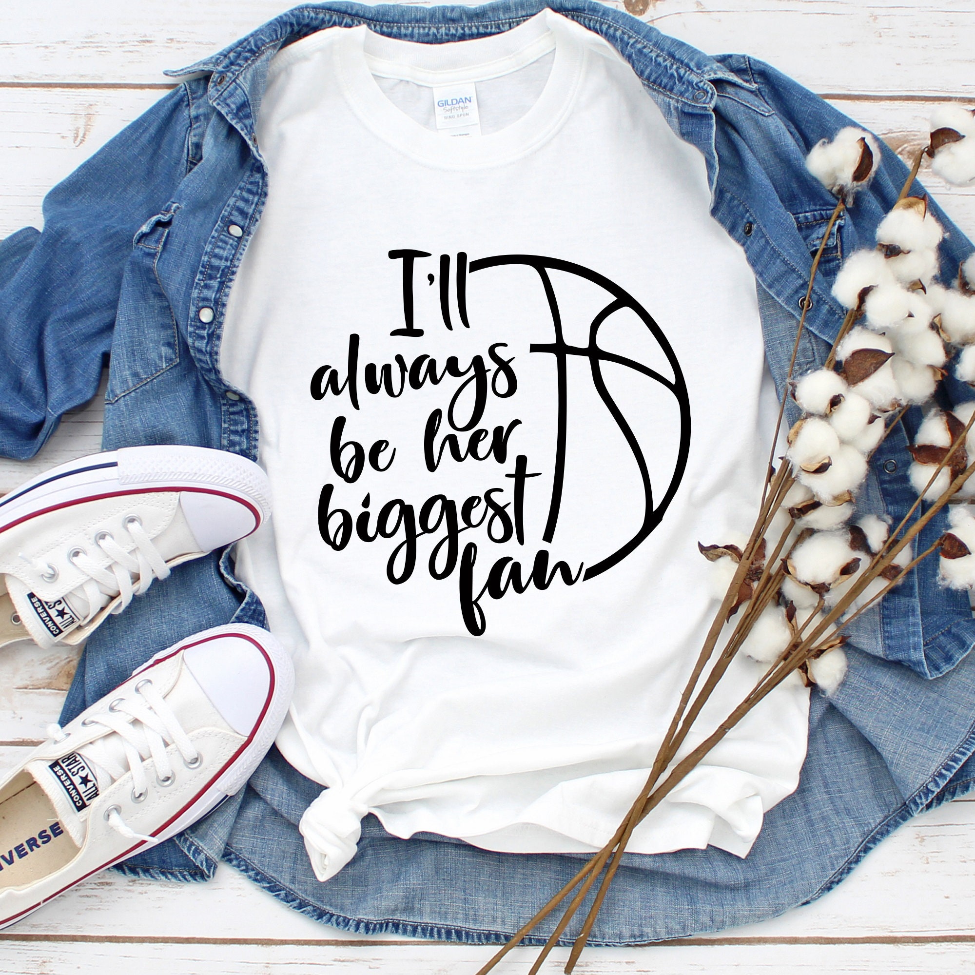 Basketball Mom Svg, Basketball Svg, I'll Always Be Her Biggest Fan ...