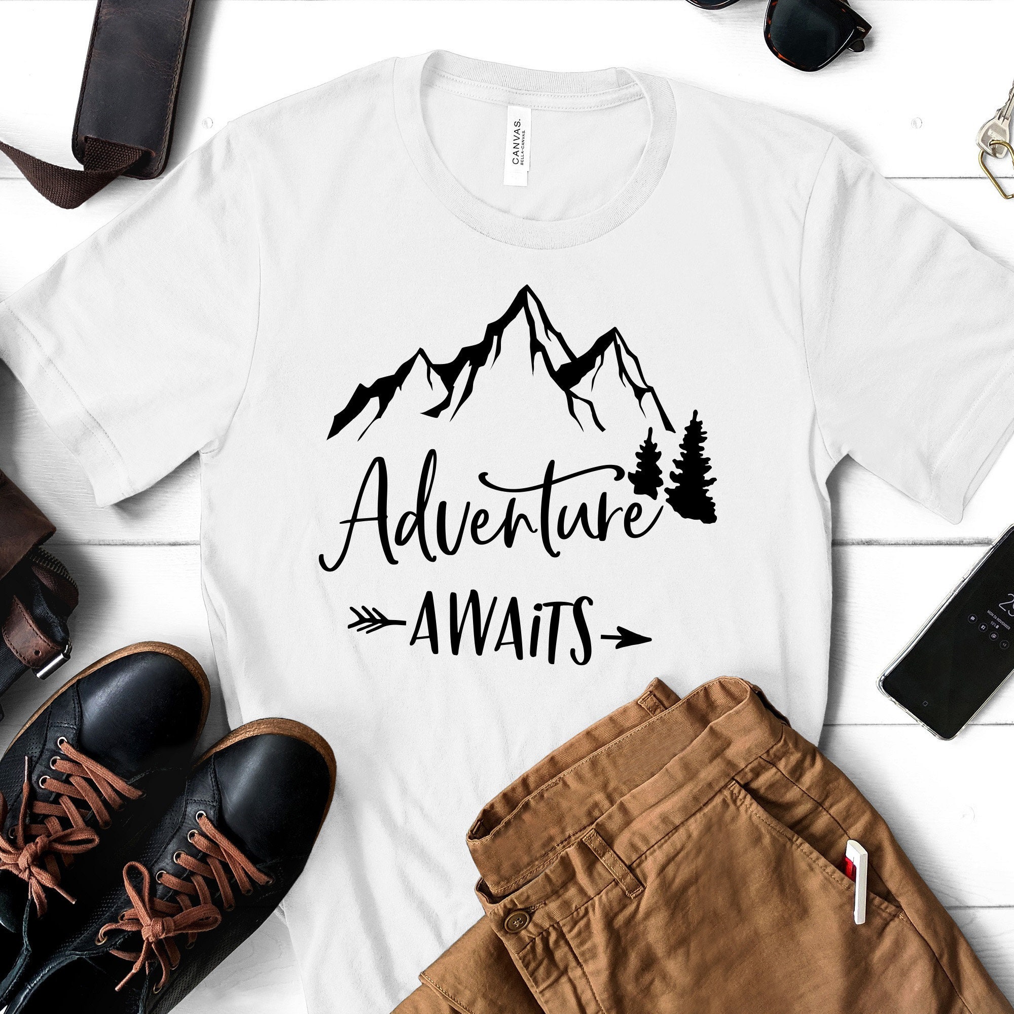 Adventure Awaits Svg Adventure Svg Wanderlust Svg Travel | Etsy