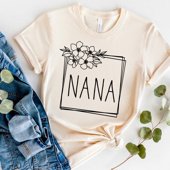 Nana Svg Design Floral Nana Svg Mother's Day Svg Nana | Etsy