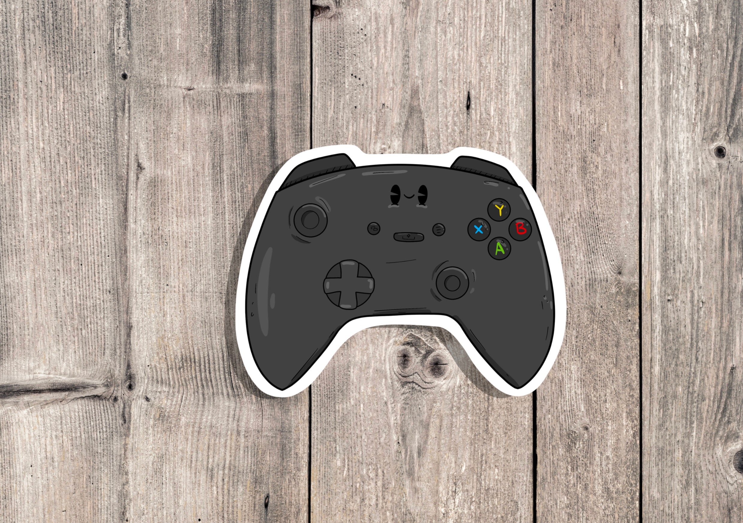 Xbox Inspired Controller Die Cut Vinyl Sticker | Etsy