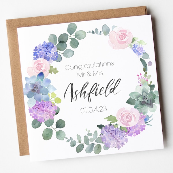 Newlyweds Card - Etsy