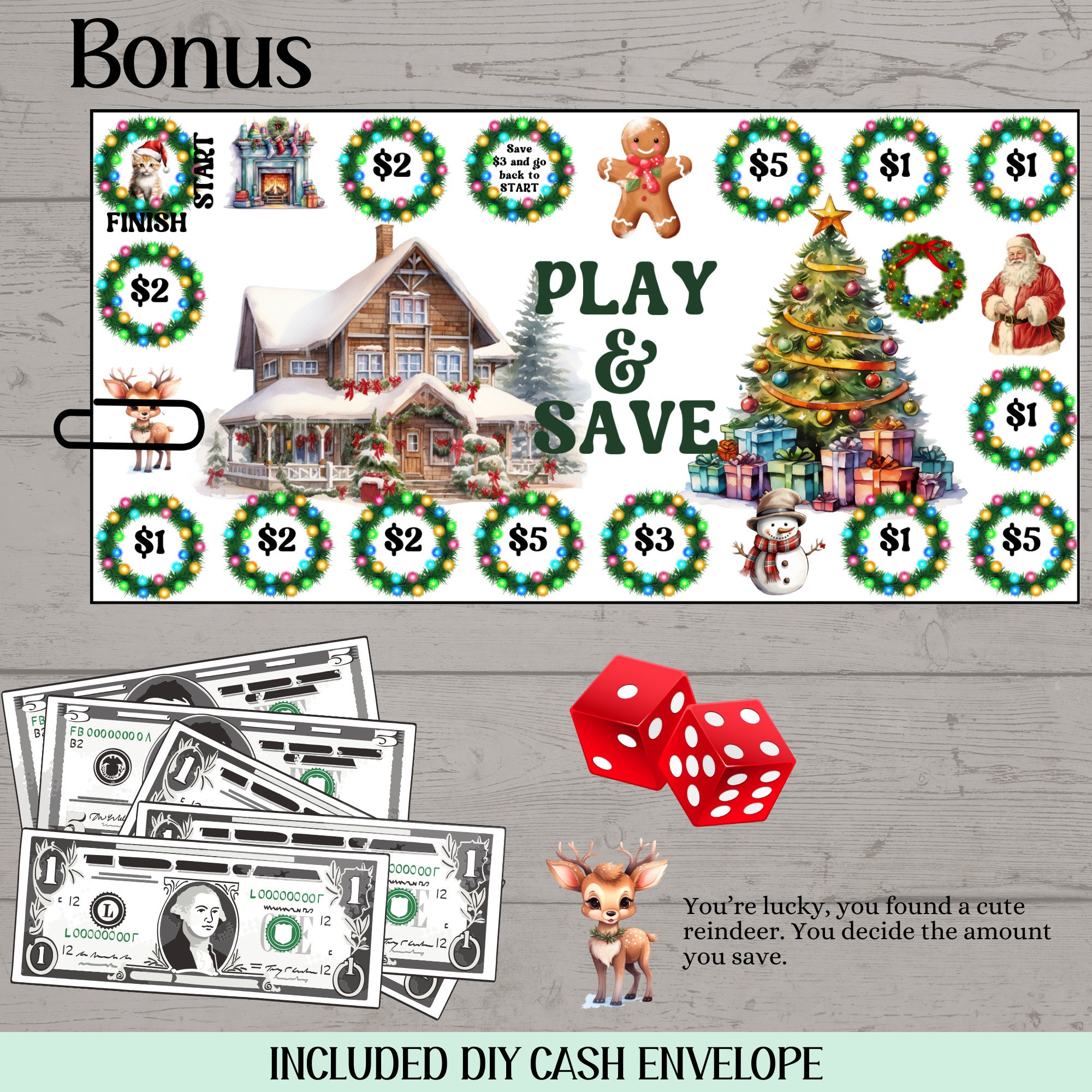 Mini Savings Challenge Printable, Savings Challenge, Cash Budget ...