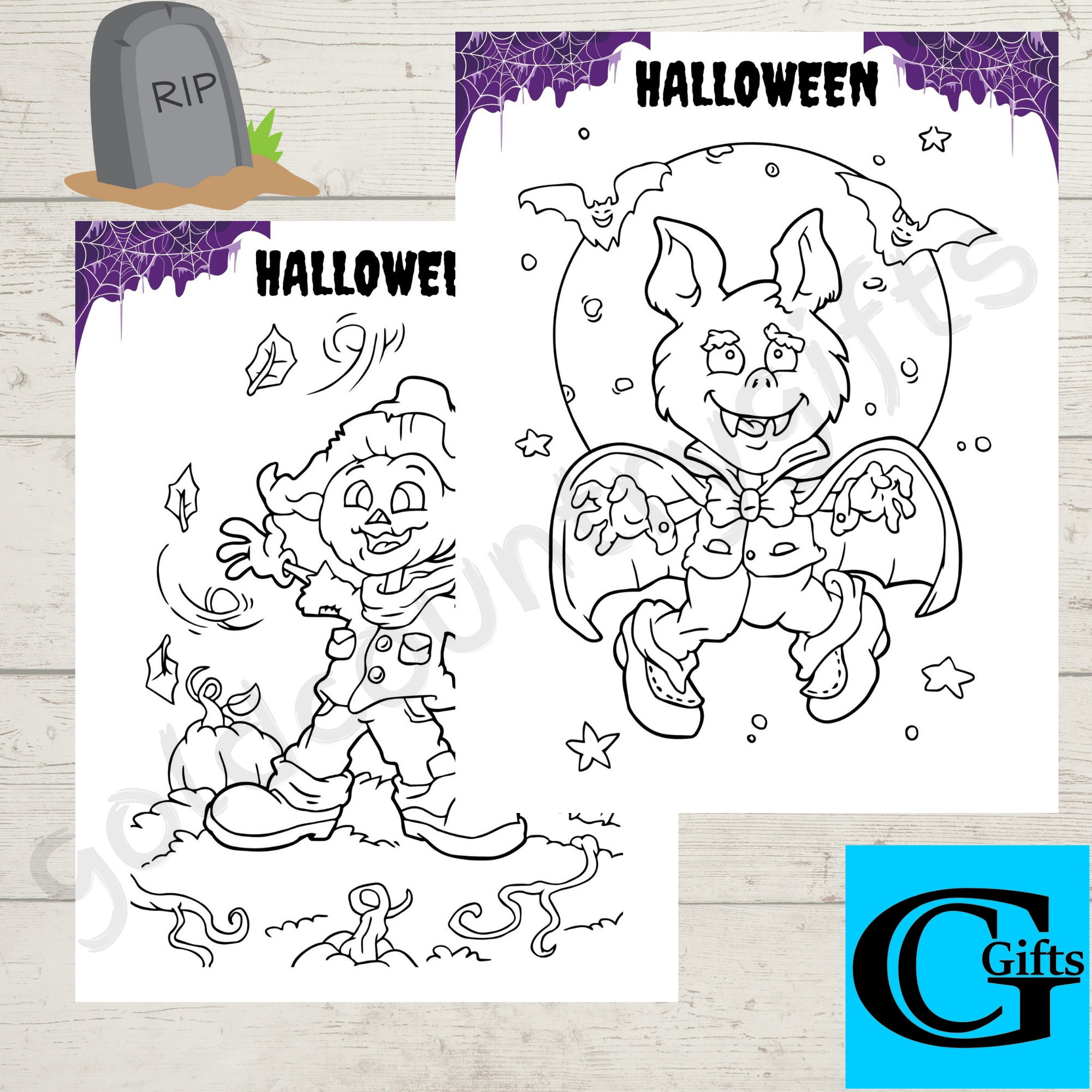 Halloween Activity Set Printable Activities for Kids - Etsy