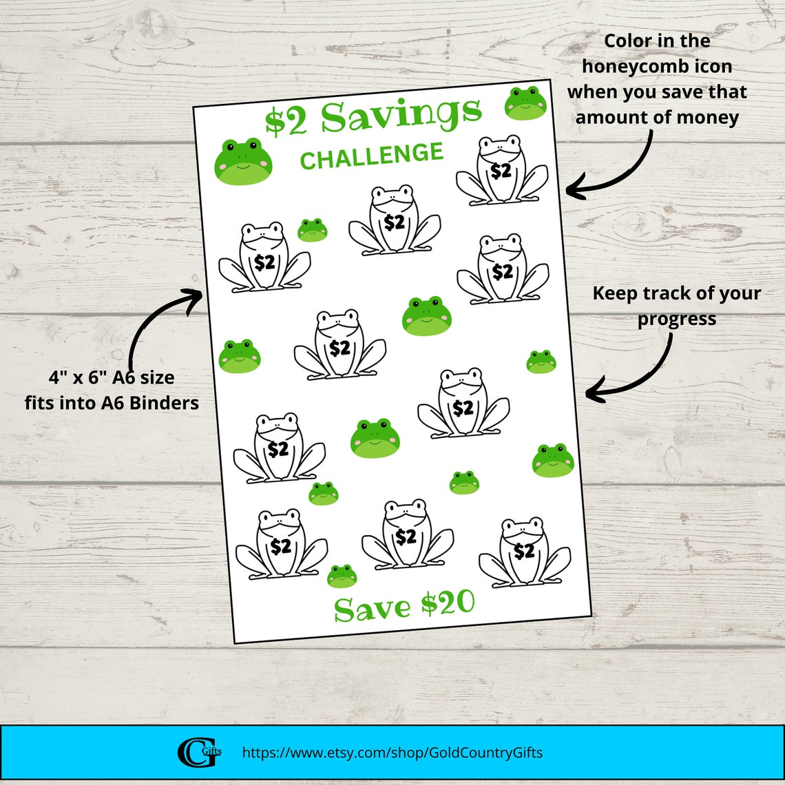 Kids Printable Savings Challenge Bundle, A6 Sized Savings Trackers ...