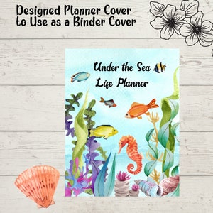 Under the Sea Life Planner Ocean Marine Beach Undated | Etsy