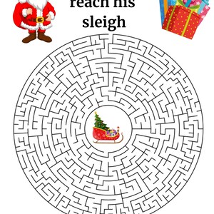 Printable Christmas Activity Sheets - Word Search - Maze - I Spy ...
